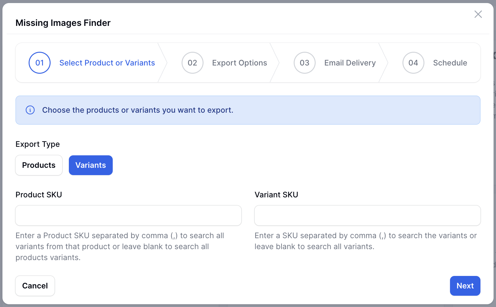 Missing Images Finder for BigCommerce