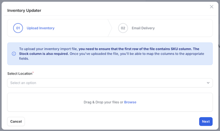 Inventory Updater Tool for Shopify